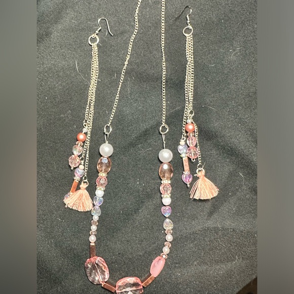 Jewelry | Sets A Necklace And The Extra Long Earring | Poshmark